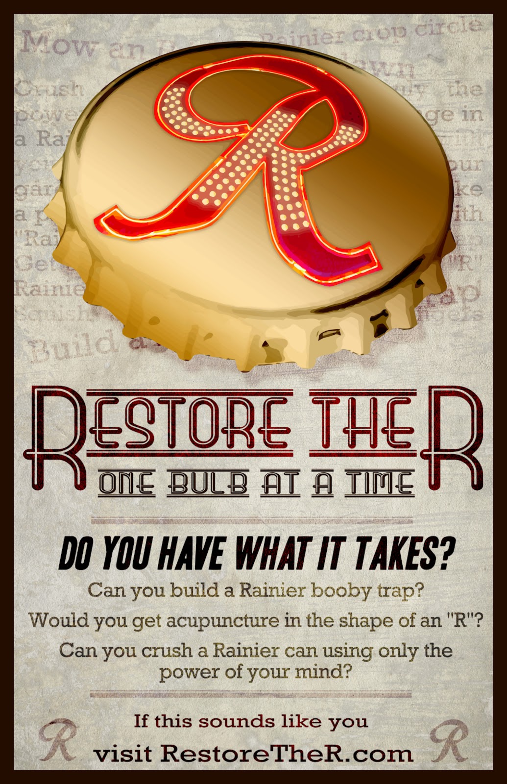 Patrick Fatica Graphic Design Blog: Project R - Rainier Beer