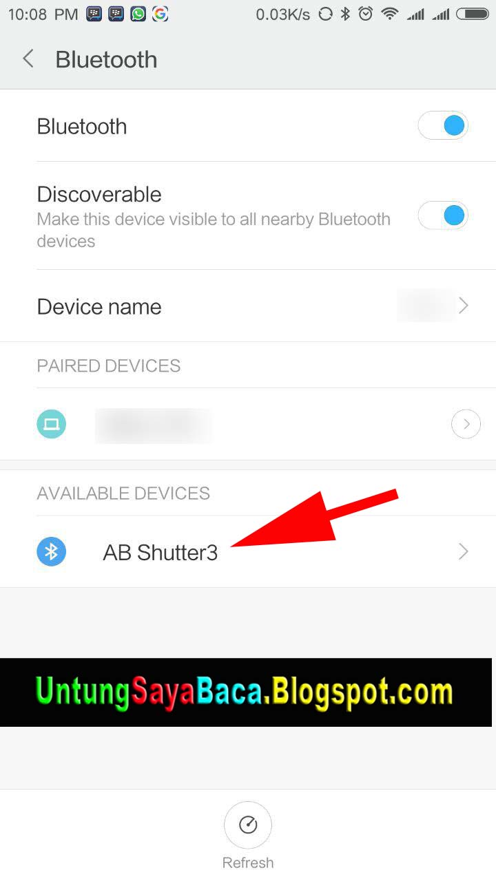 Cara Pakai AB Shutter 3 Tongsis Remote Bluetooth Kamera Android Xiaomi ...