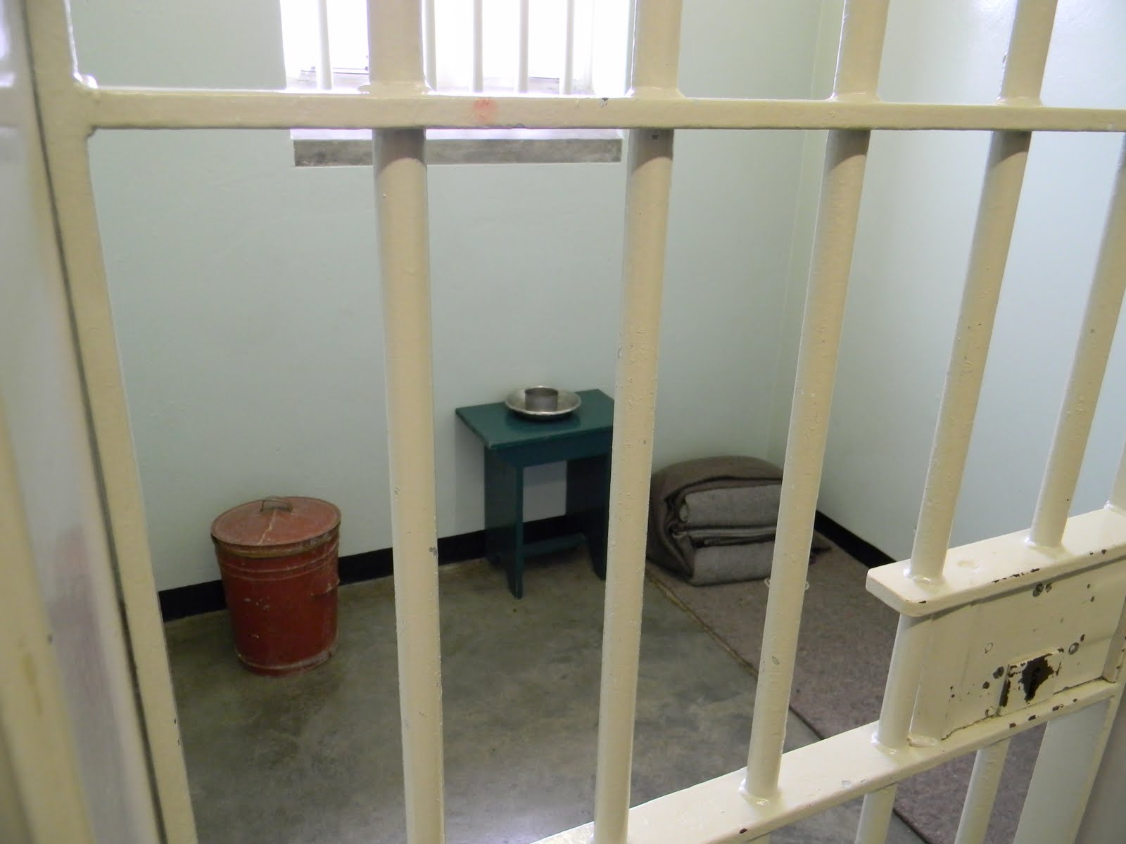 Truman in Cape Town 2011: Nelson Mandela's prison cell