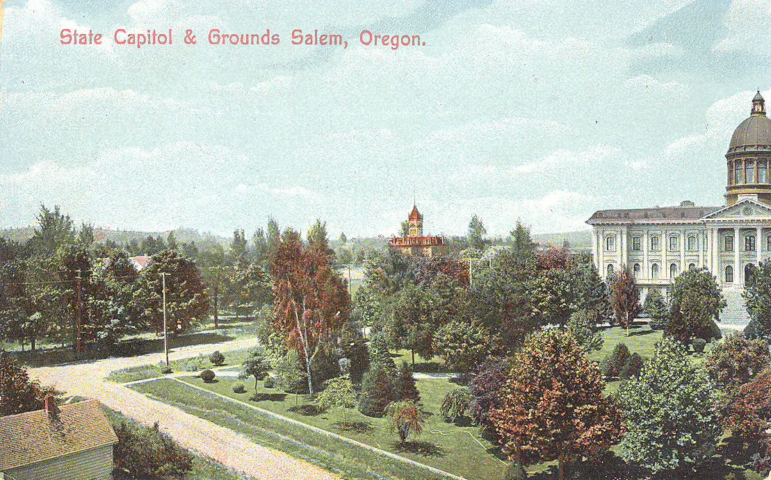 Old photos of architecture: Original Oregon State Capitol Building and ...