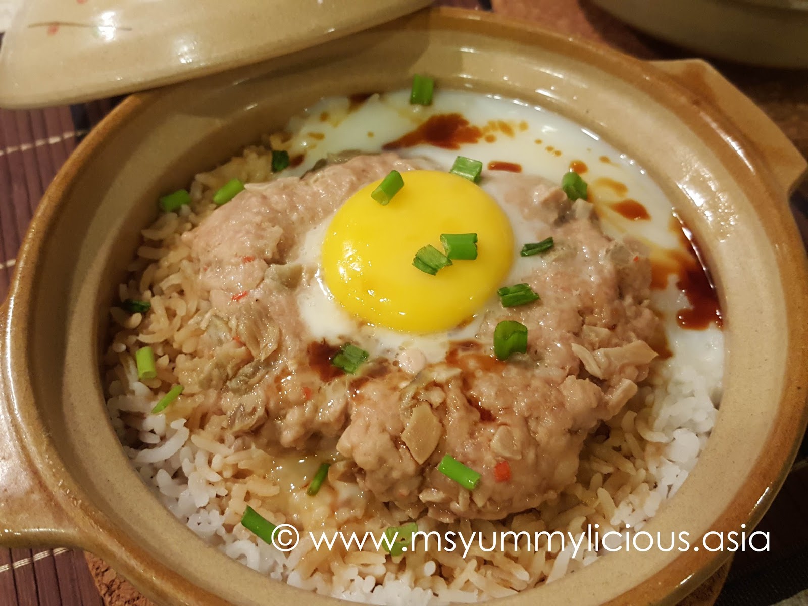Claypot Rice with Minced Meat and Pickled Mustard Root - Yummy~licious ...