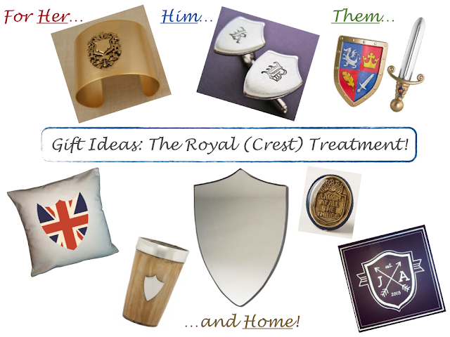 Inspired Whims: Gift Ideas : The Royal (Crest) Treatment