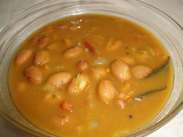 Food and Taste: Roman Beans Curry - Indian Version