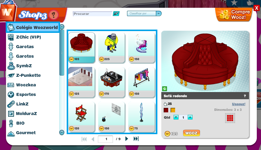 Novos Itens no Shopz - Mobilias e Unitz de Escola