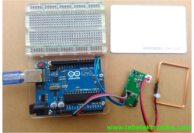 CARA PROGRAM RFID READER RDM6300 125KHz MENGGUNAKAN ARDUINO - LAB ELEKTRONIKA