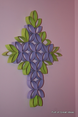 Paper Roll Cross (two actually) on my $0 budget