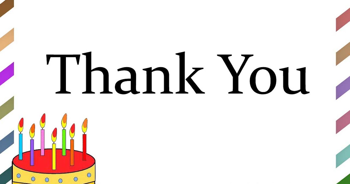 Thank You Messages For Surprise Birthday Cake Thank You 