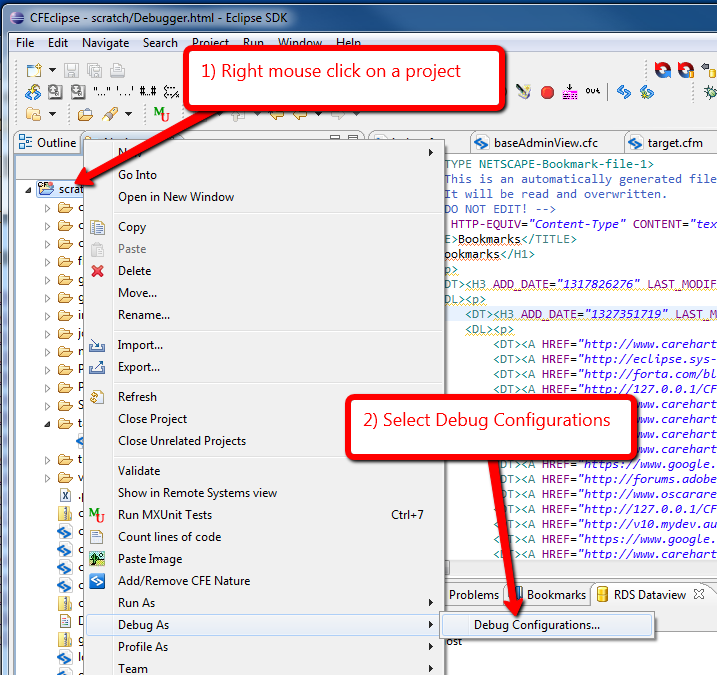 The Rich Blog Howto Coldfusion Debugger
