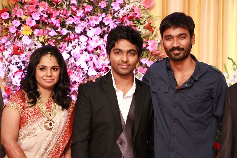 GV Prakash Saindhavi Wedding Reception Photos Gallery