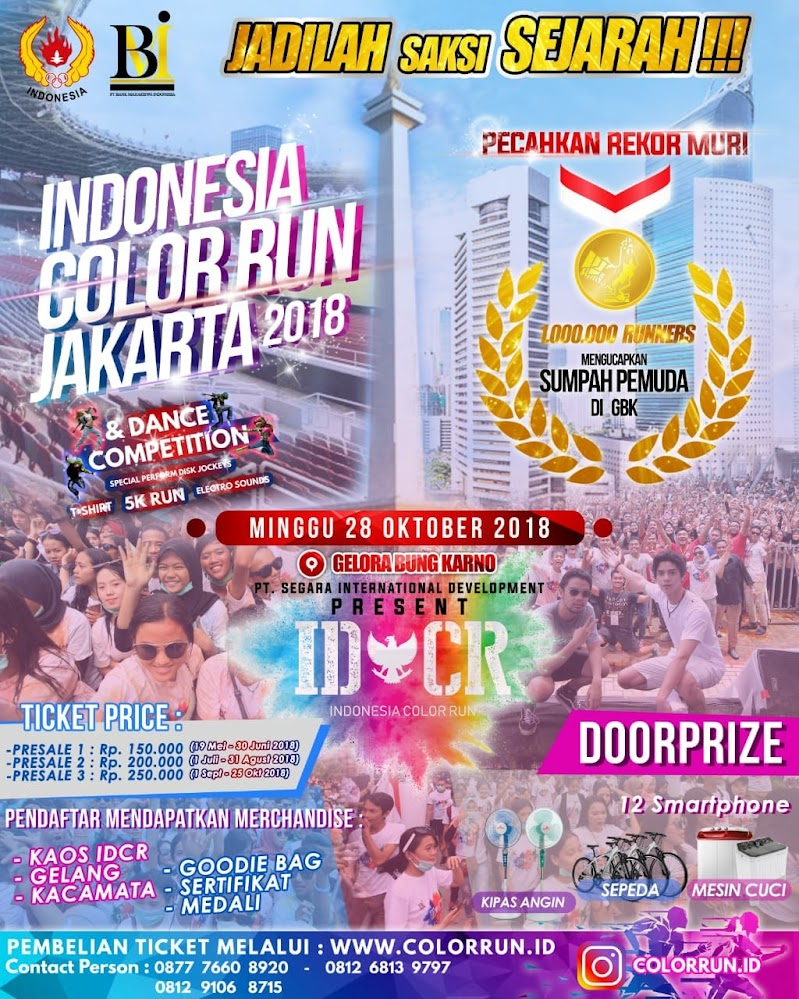 Indonesia Color Run • 2018 – LariKu.info