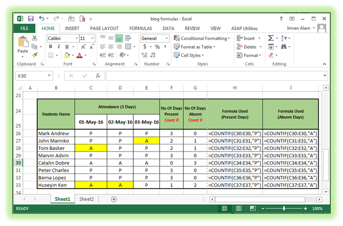 How To Use "Count" - "CountA" - "CountBlank" - "CountIF"