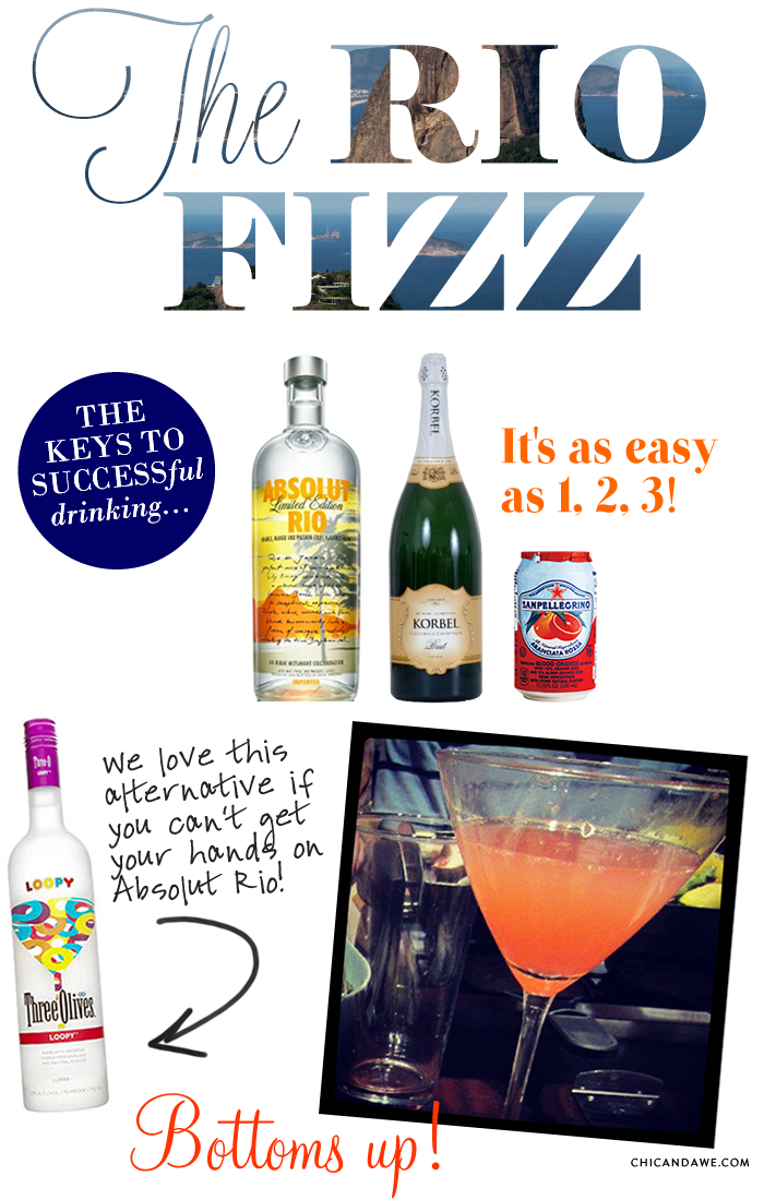 Chic and Awe: Thursday Cocktailing // The Rio Fizz