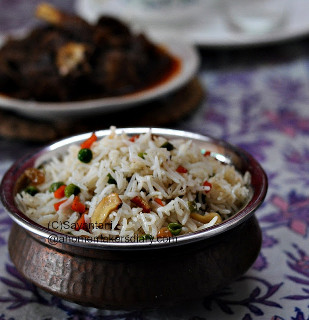 Bengali Style Fried rice - A Homemaker's Diary