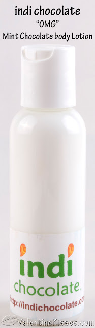 Valentine Kisses: indi chocolate "OMG" Mint Chocolate Body Lotion ...