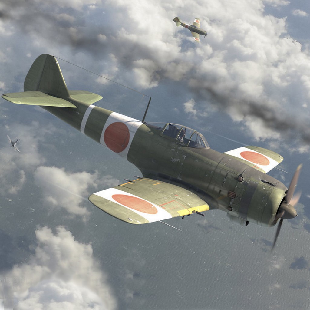 (TESTE Aviões militares): Nakajima Ki-84 Hayate (Frank)