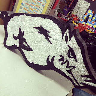 Starpower's Creations: Arkansas Razorback 3D sculpture