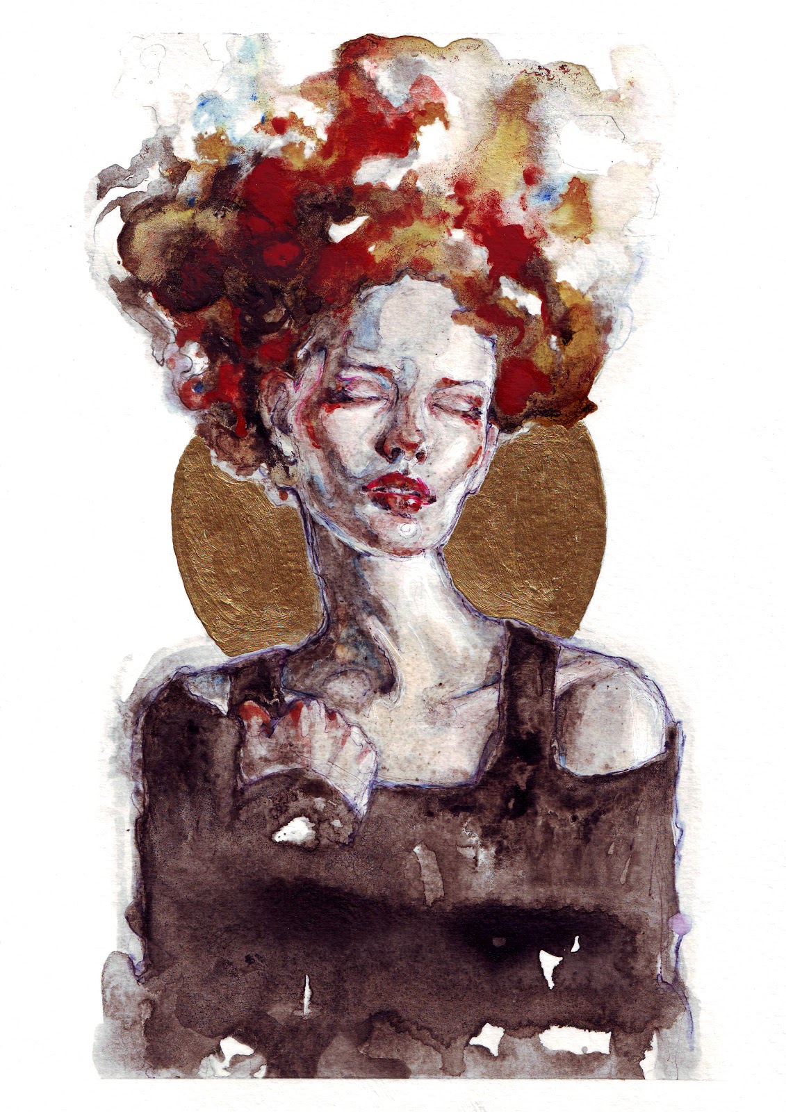 HiddenSeele — red-lipstick: Maria Checchia (b. 1971, Italy) of...