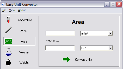 Easy Unit Converter | Temperature, Length, Area, Volume & Weight ...