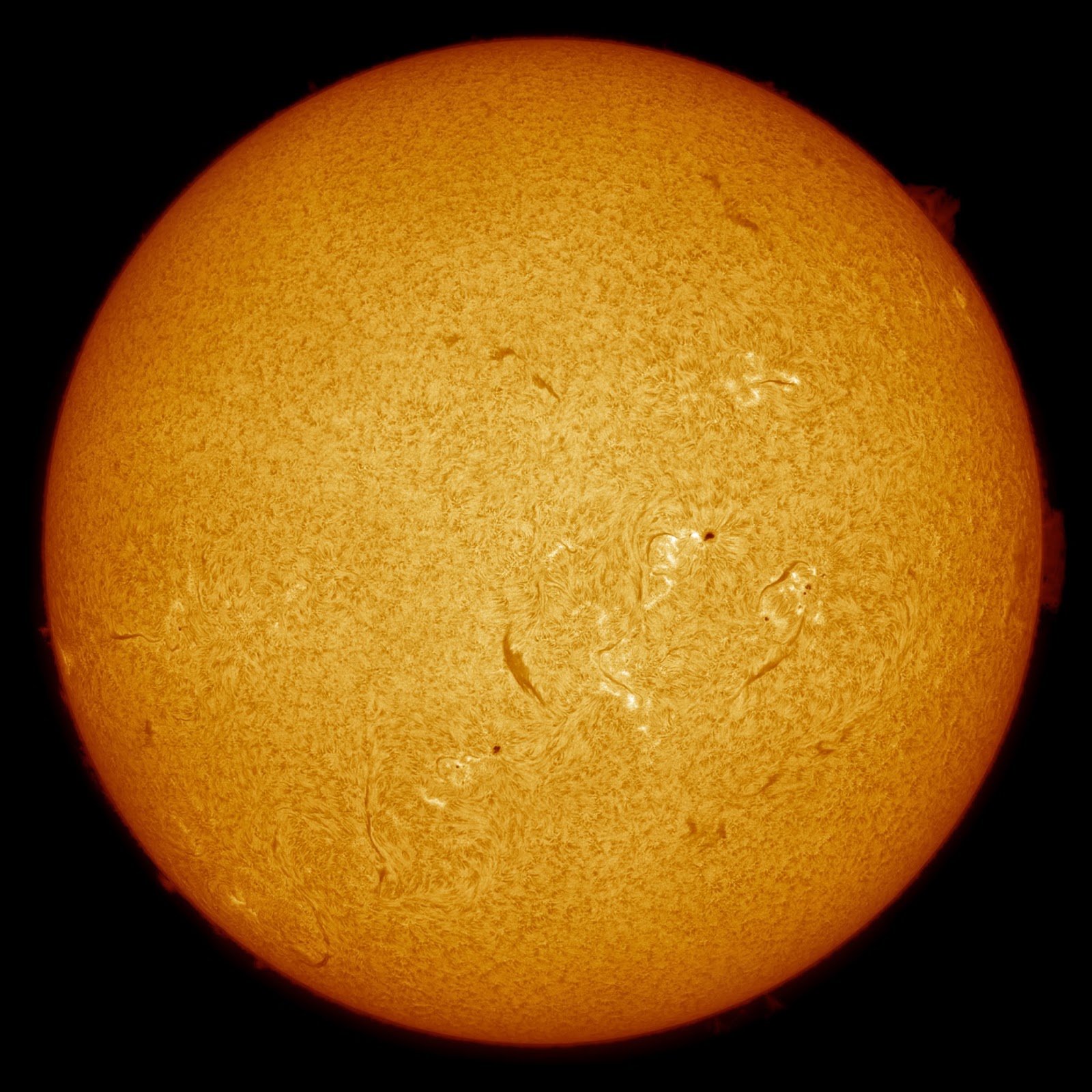 Brierley Hill Solar: Ha Full Disk With The Quark - 4th October