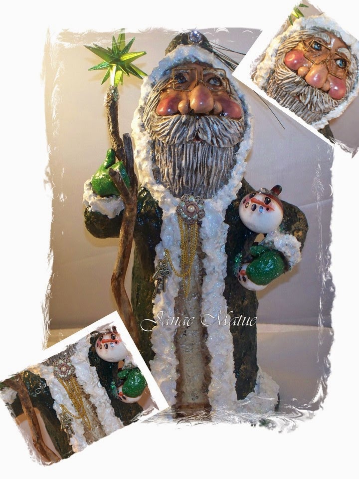 Welcome to The Country Hollow's blog!: Sculpted Gourd Santa's