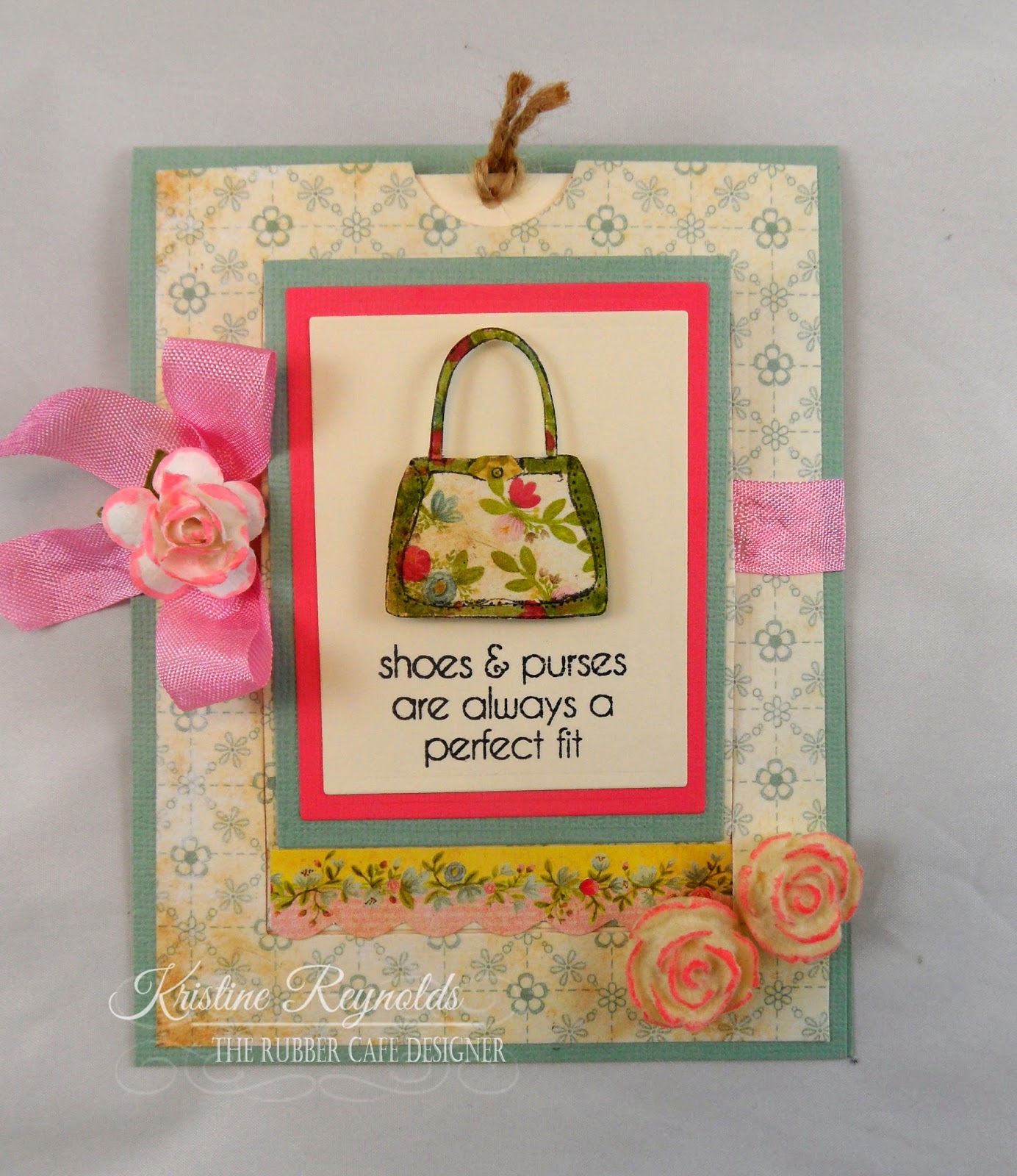 Stamping & Scrapping in California: Fashionable Slider Card