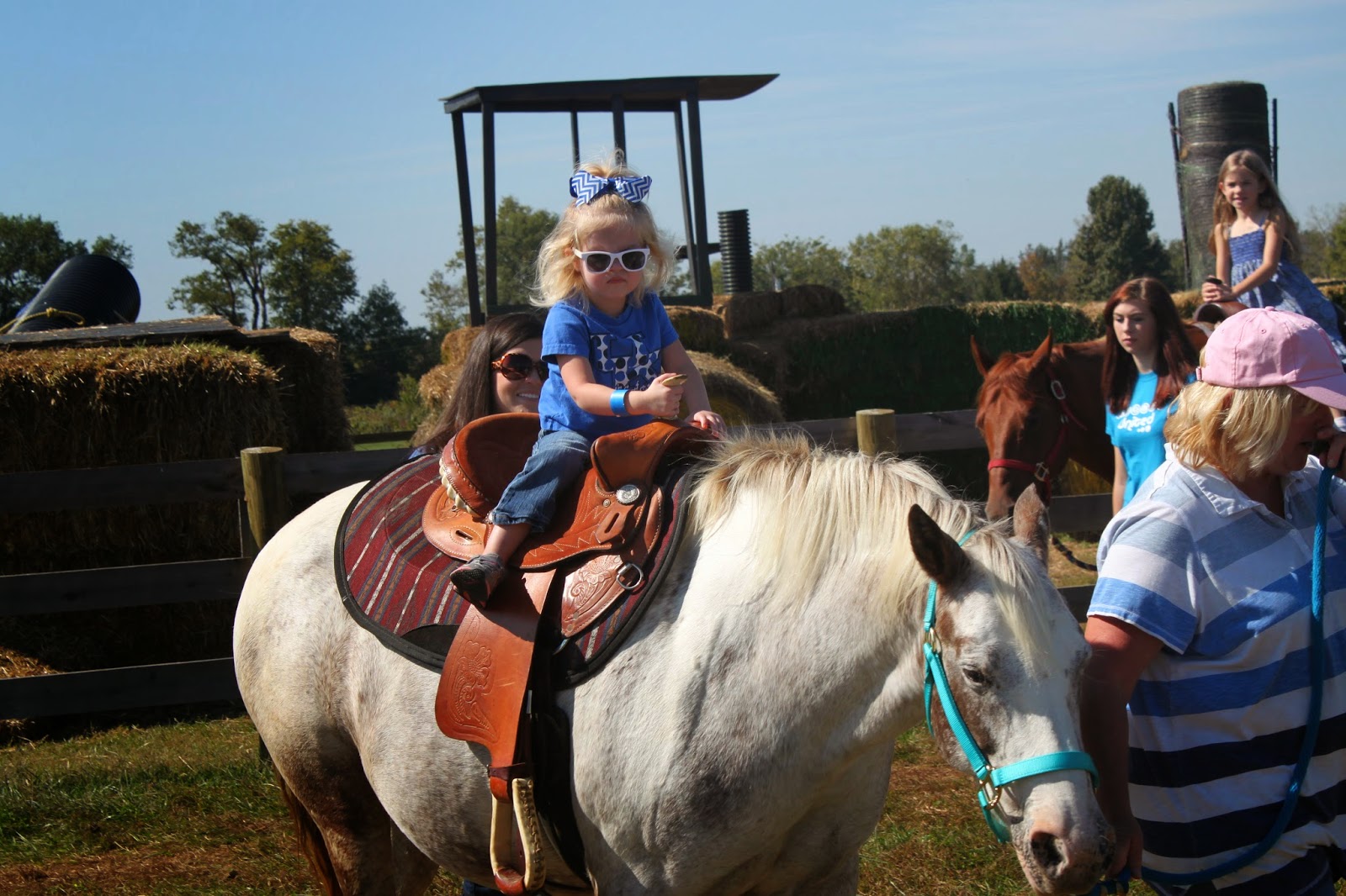 Sugar and Spice...: First Horsey Ride!