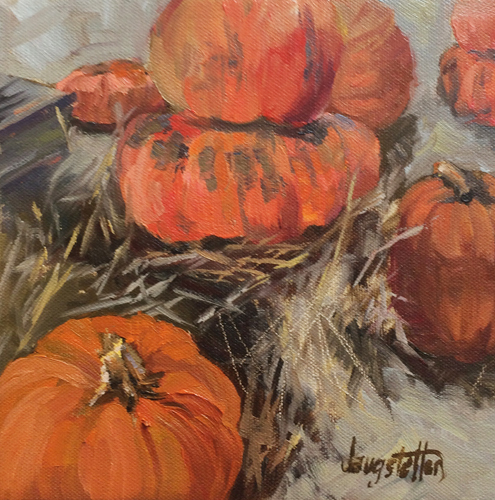 Deanna's Paintings: Fall Still Life,Pumpkins, Fine Art Oil Painting ...