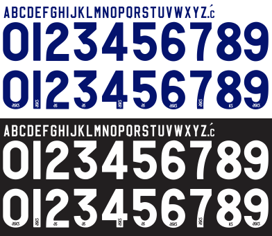 ErojkitFonts, a maior coleção de fonts da internet !: Asics 1993-95