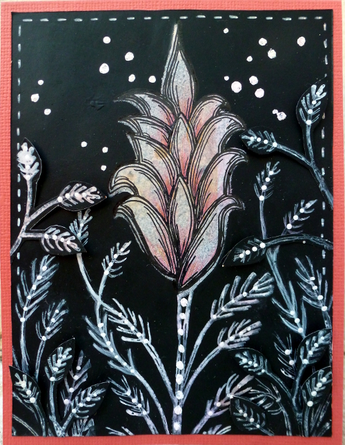 PaperArtsy: 2017 #10 Dark to Light: Color Diffusion {by Dounia Large}