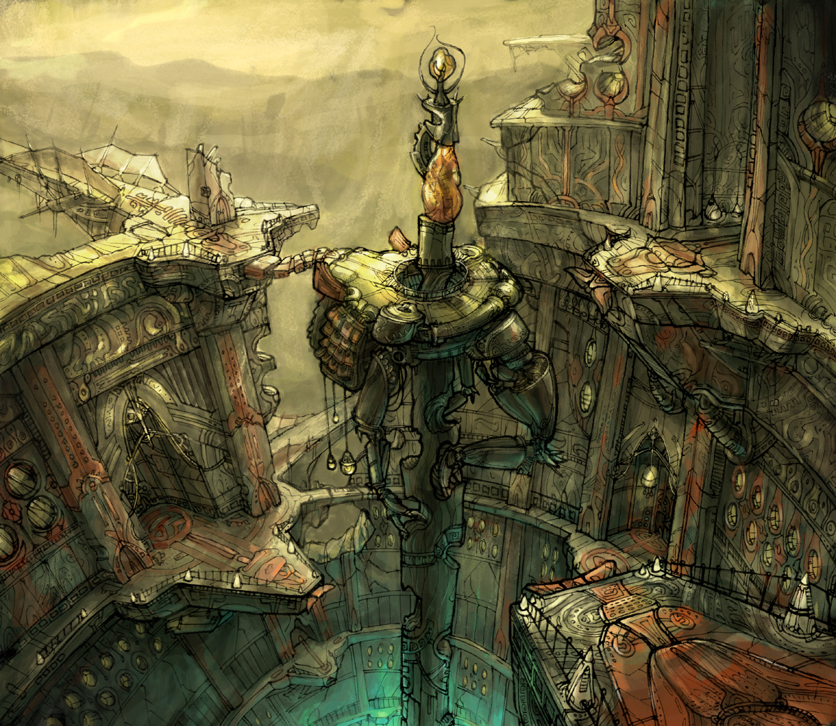 Ilya Nazarov Concept Art: Metroid Prime