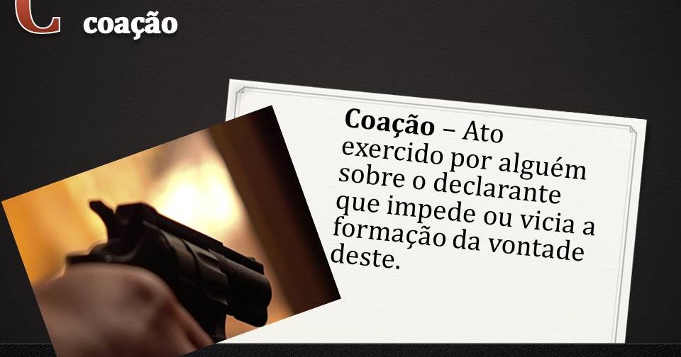 Com todo o Direito: Coação