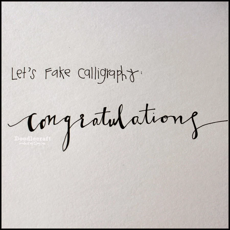 How to Fake Script Calligraphy!