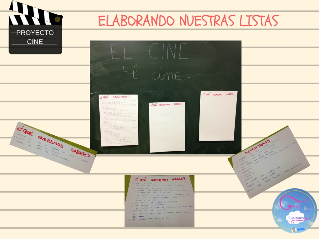 Cierzo de ilusiones: DANDO NUESTROS PRIMEROS PASOS EN EL PROYECTO CINE