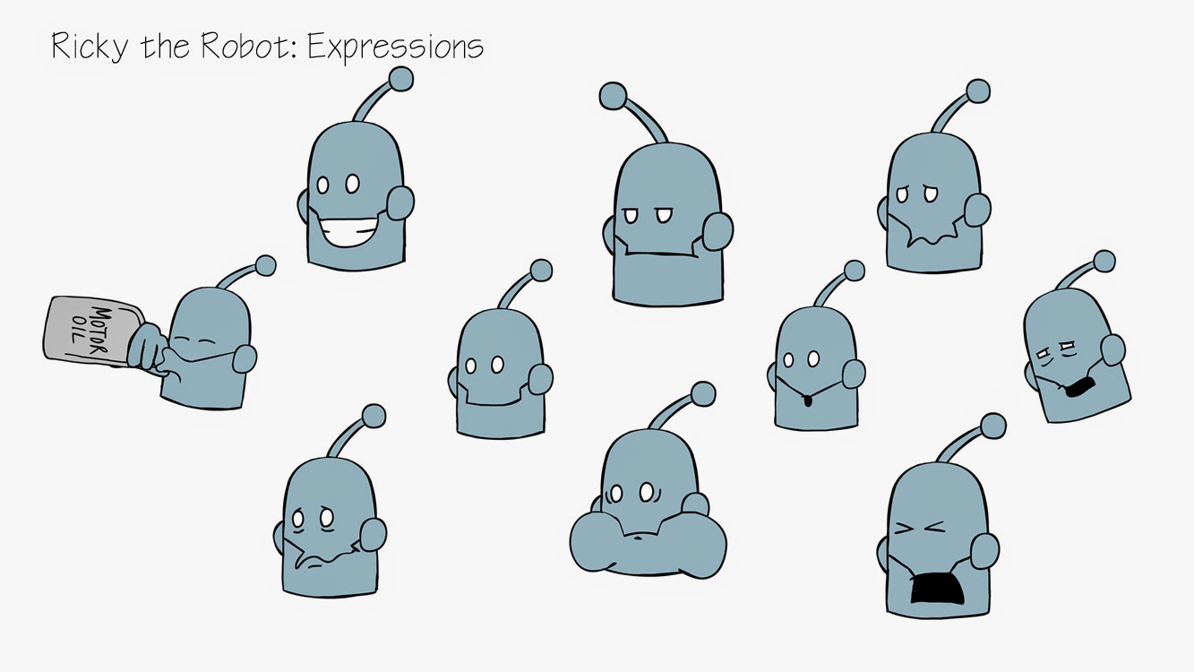 Kristal Koen's Art Portfolio: Robot Character Design