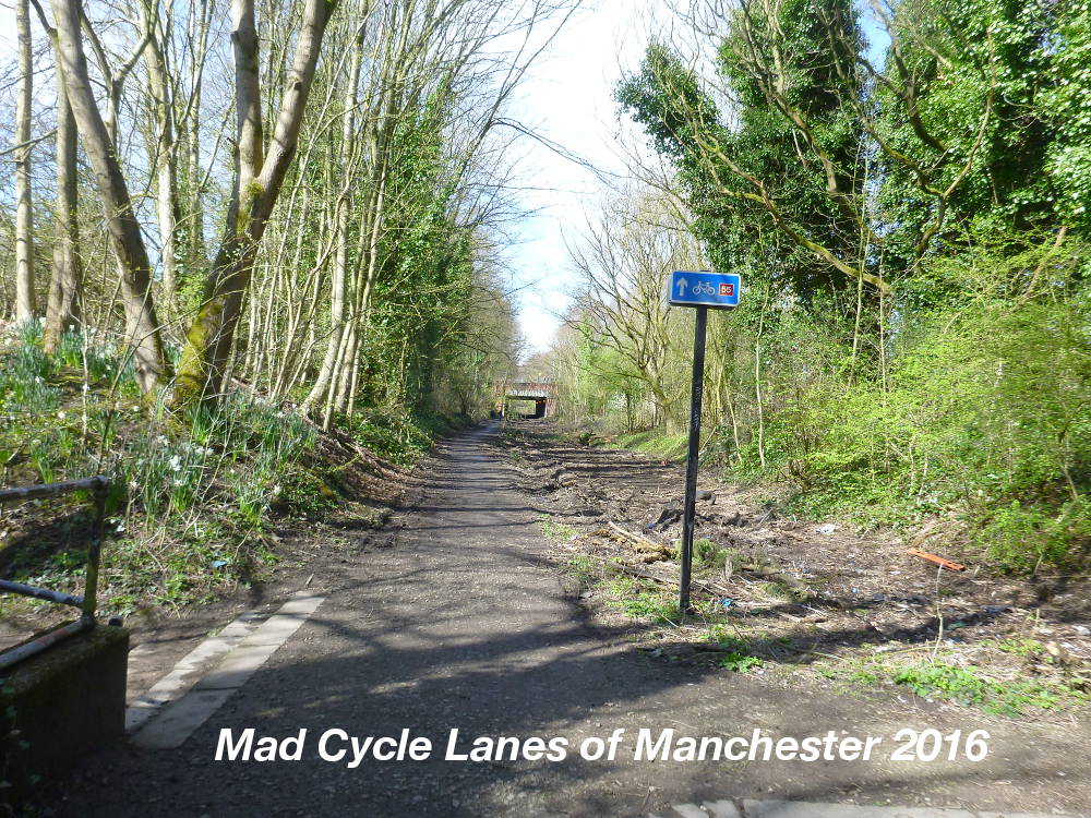 Mad Cycle Lanes of Manchester: Tyldesley Loopline Update, Roe Green to ...