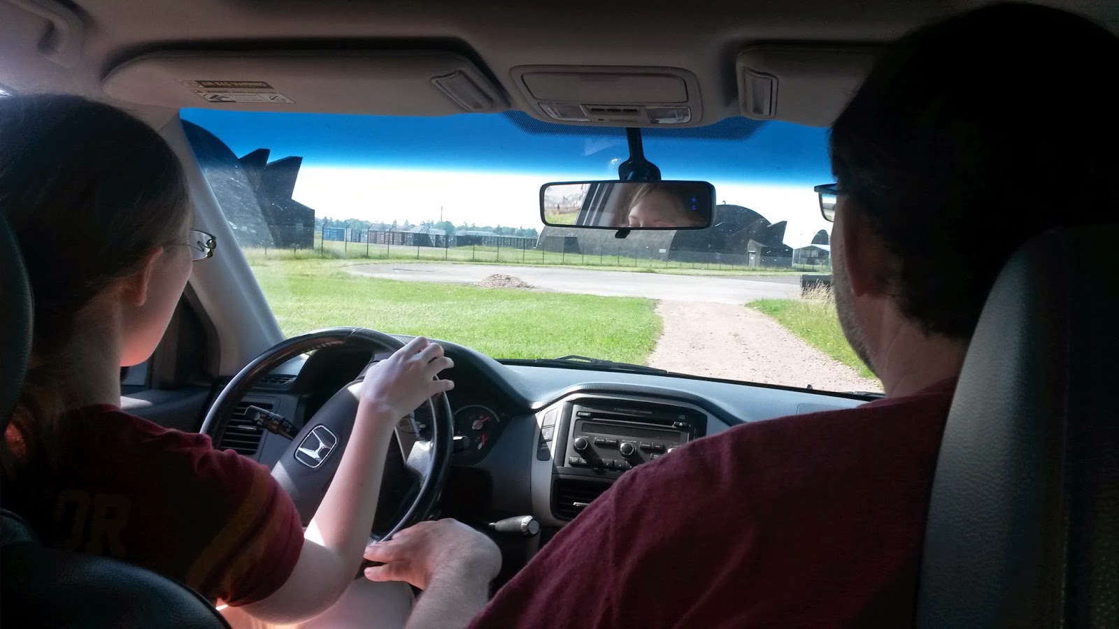 Happy Highlights Daily Herald: Emily's 1st Time Driving