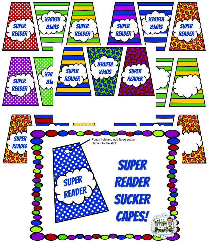 Superhero Reading Celebration Bundle and Freebie | Little Priorities