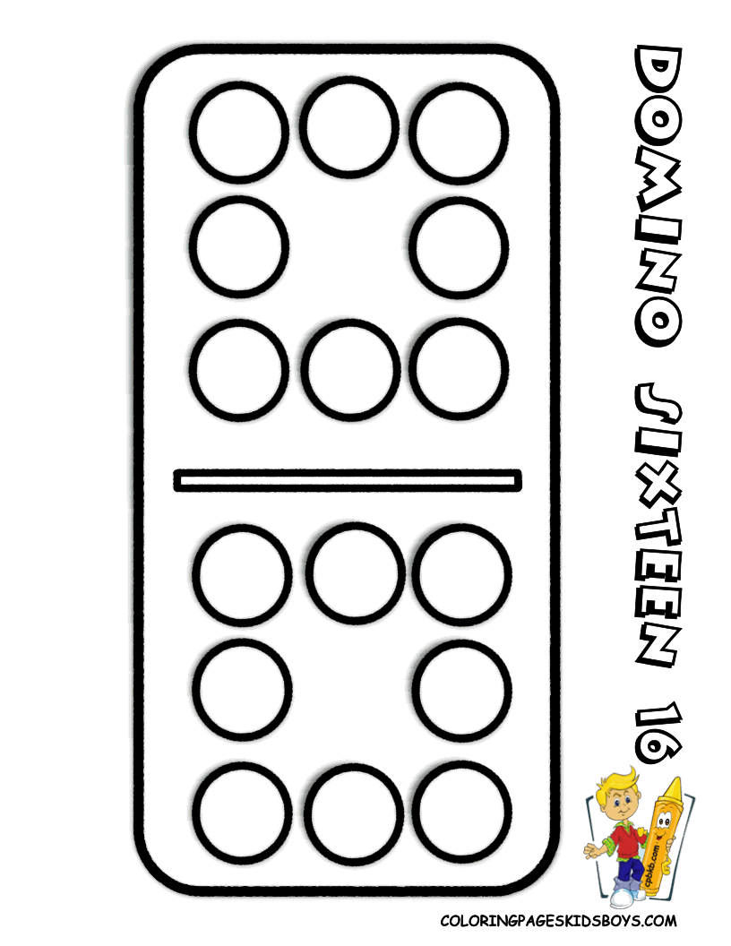 Prof@ Monica Michielin : PEÇAS DO DOMINÓ PARA COLORIR