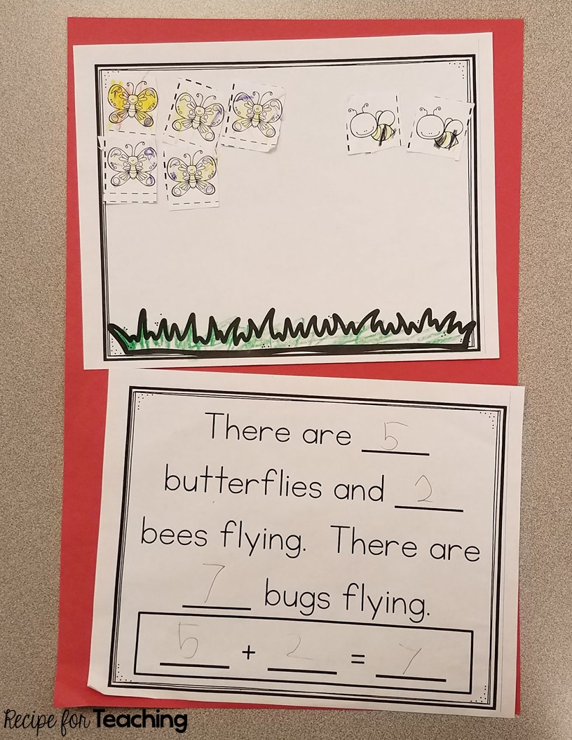 Bug Story Problems - Recipe for Teaching