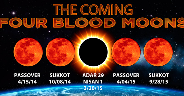 News Man: 4 BLOOD RED MOONS 2014-2015