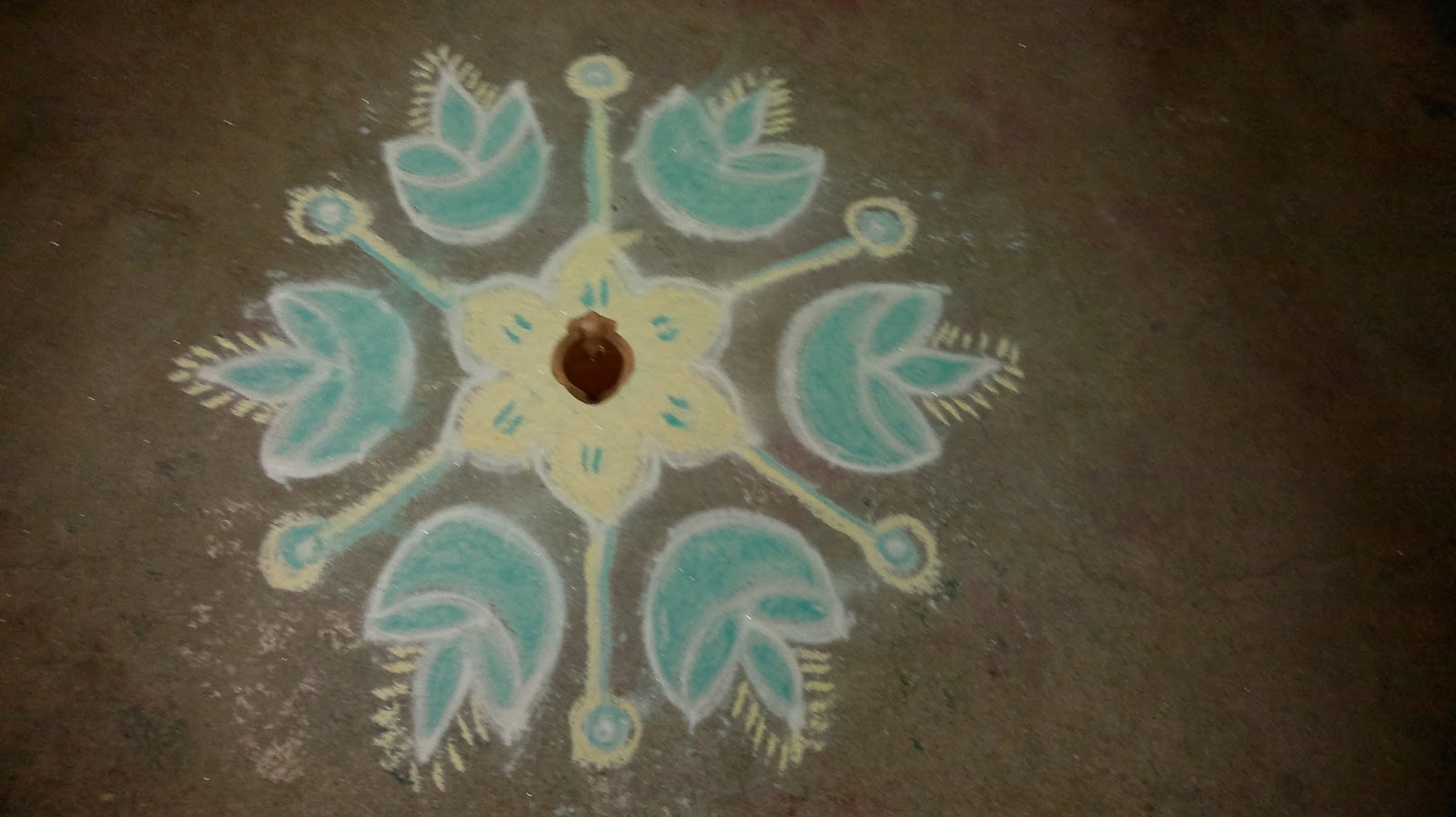 Rangolis: chukki rangoli.....