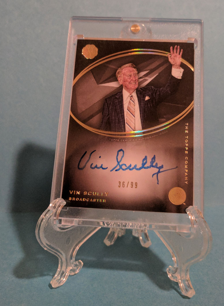 Baseball Card Breakdown: Feast Your Eyes: Vin Scully autograph!