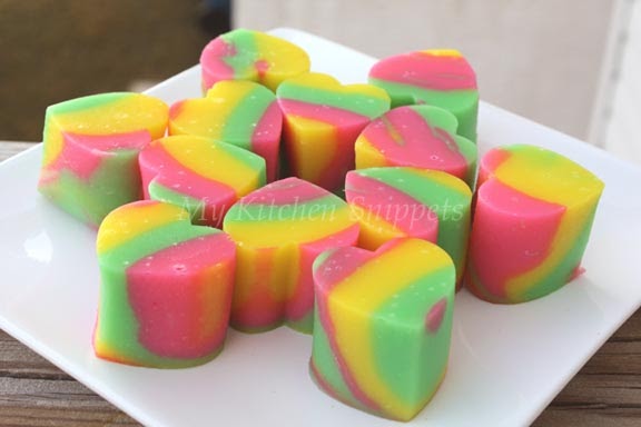 My Kitchen Snippets: Rainbow Pudding