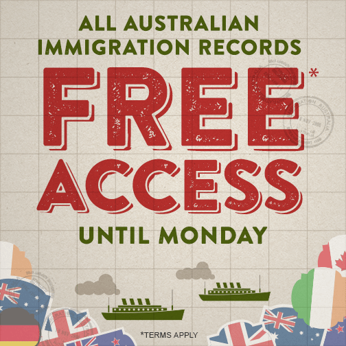 AS THEY WERE: FREE ACCESS TO ALL AUSTRALIAN IMMIGRATION RECORDS FRI ...