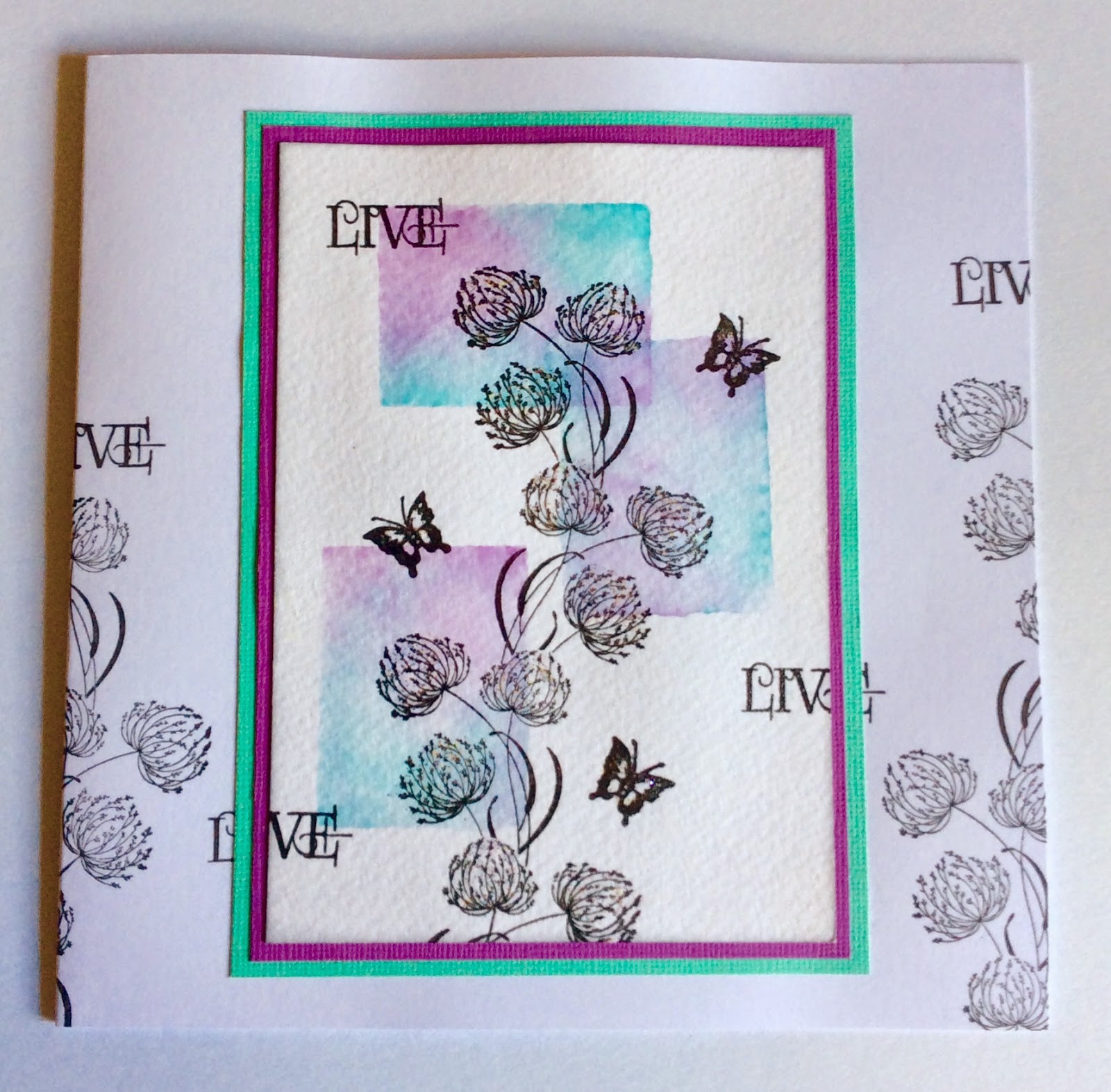 Welcome to Lisa.B.Designs : More Class Cards with Versacolor inks......