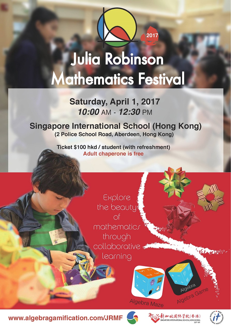 Algebra Game: Starting the Julia Robinson Mathematics Festival in Hong Kong