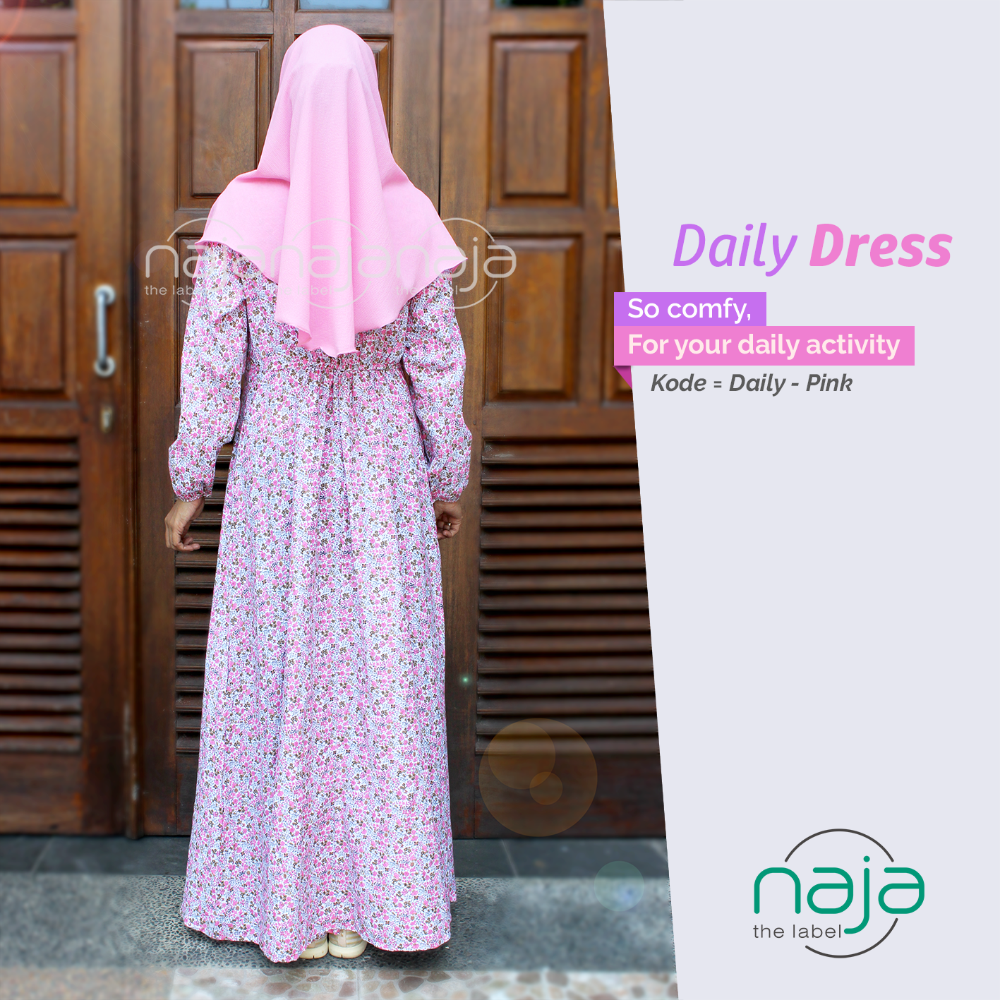 Daily Dress - Model gamis terbaru produksi Najathelabel - Alya Hijab by ...