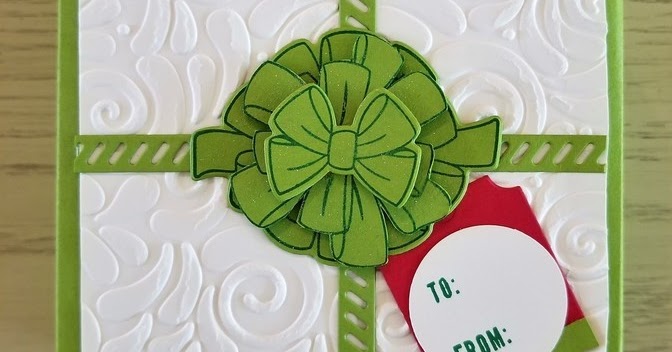 AnnMarie's Stamping Adventures!!: Card box and a fun bow tut!