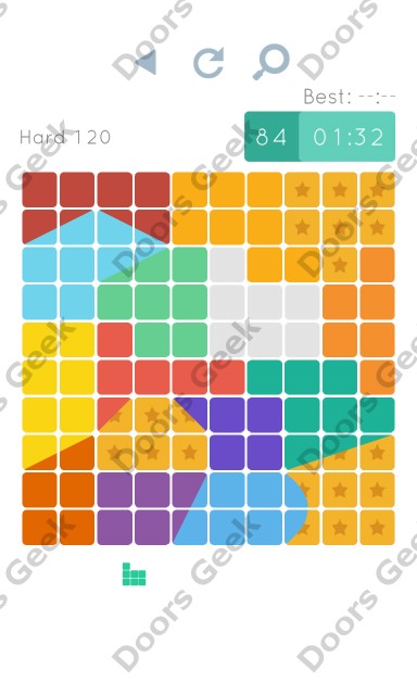 Blocks & Shapes [Hard] Level 120 Solution ~ Doors Geek
