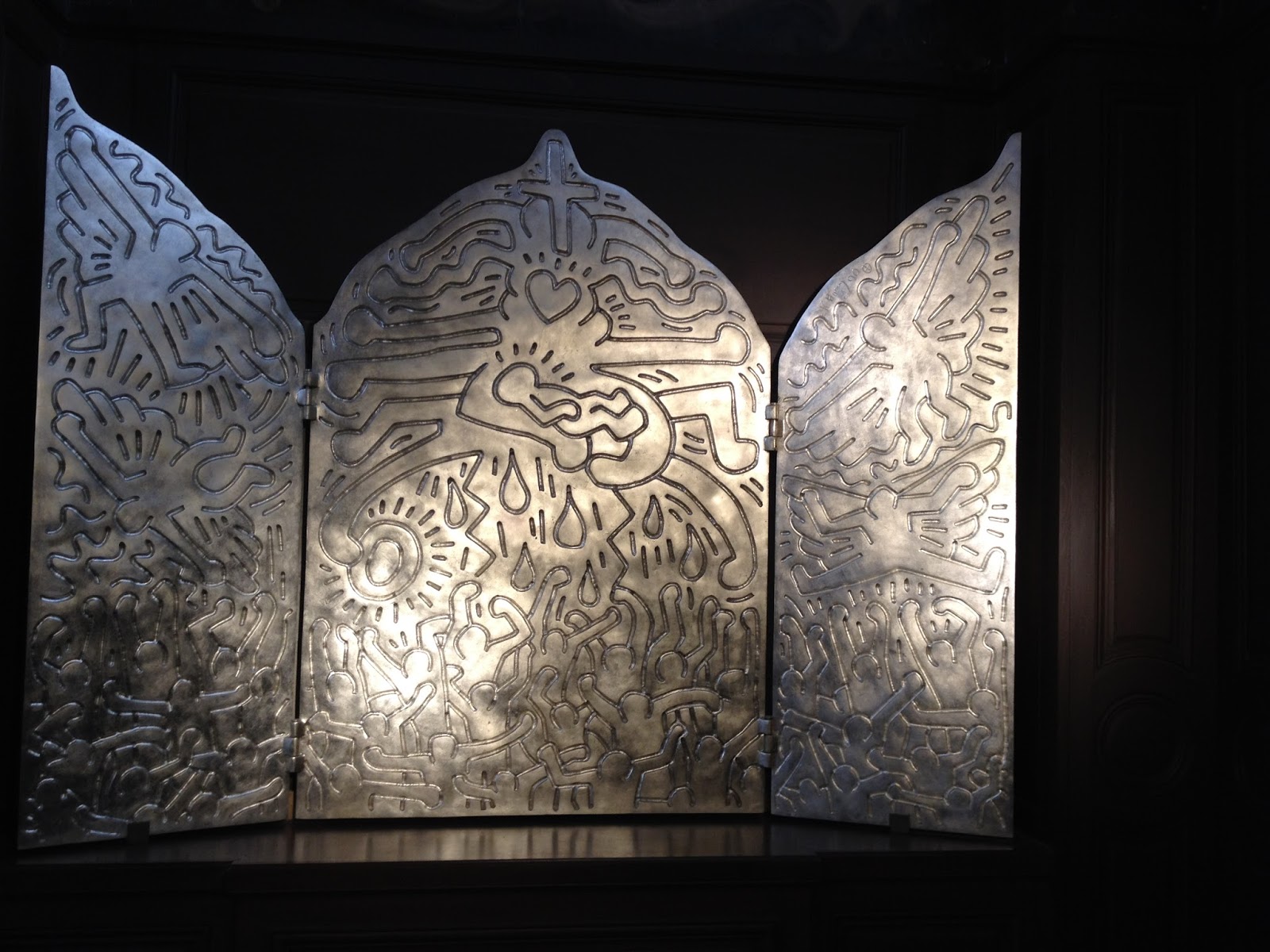 Emmanuel Chaussade: Keith Haring - La vie du Christ - Église Saint-Eustache